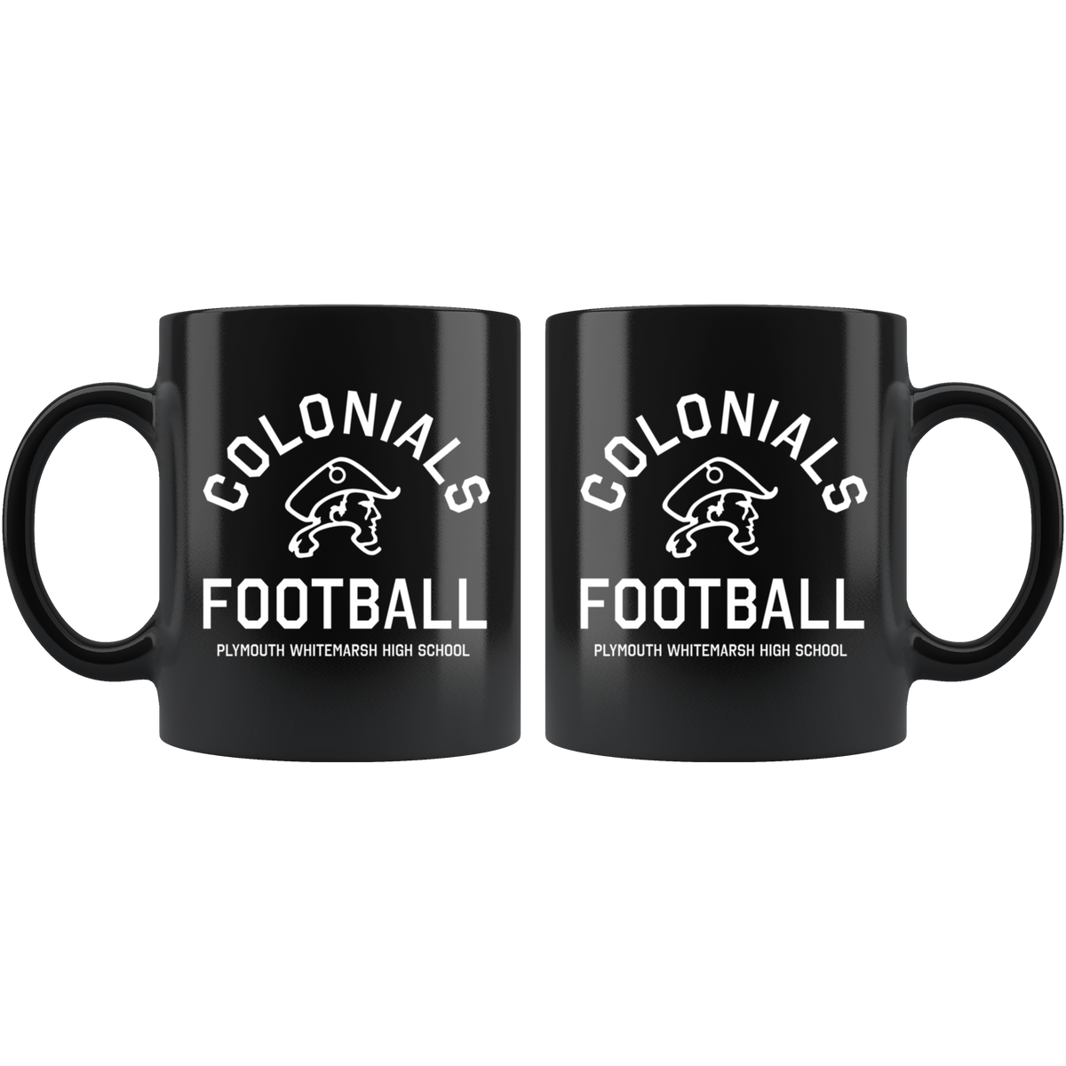 PW Colonials Football 11oz Black Mug – MoreThanTheCurve
